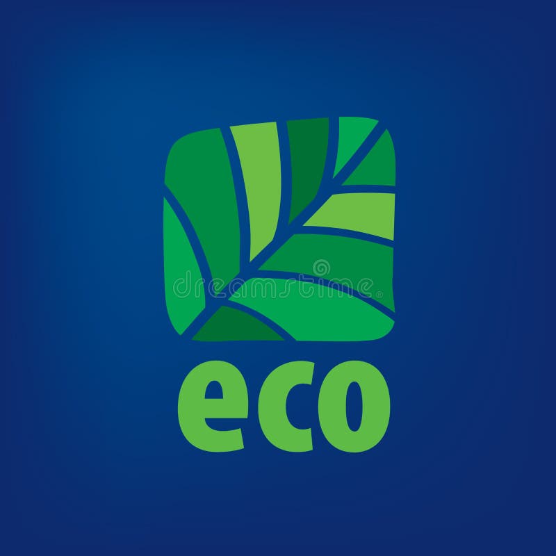 Logo vector eco stock vector. Illustration of agriculture - 125867778