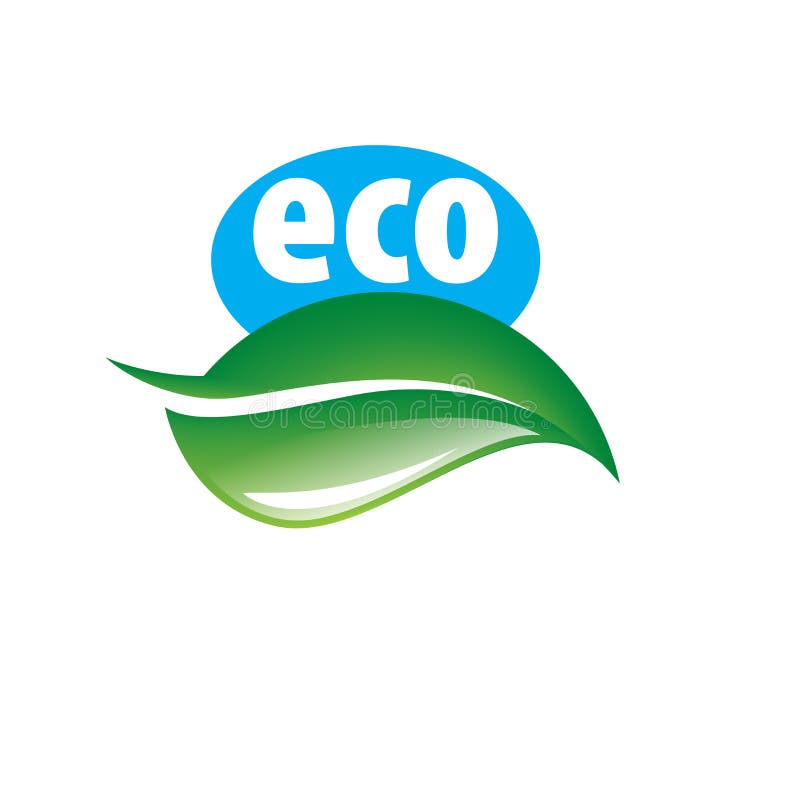 Logo vector eco stock vector. Illustration of agriculture - 125868247