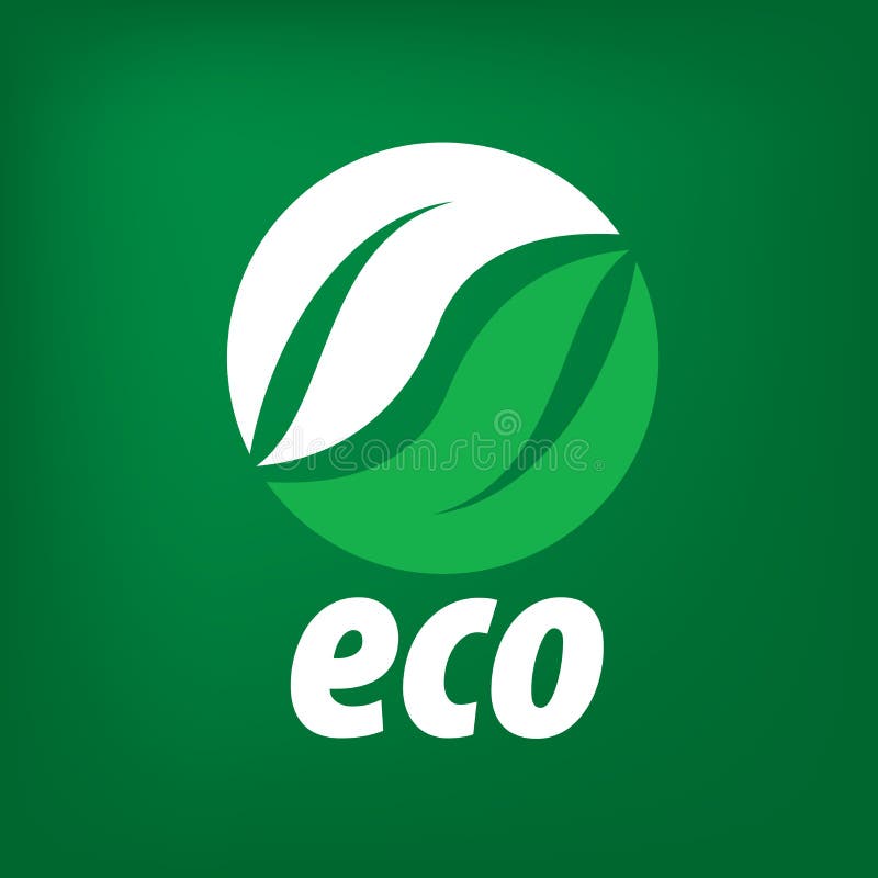 Logo vector eco stock vector. Illustration of ecology - 125868453