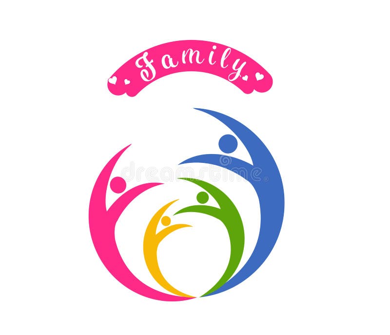 Logo Vector Illustrator for Happy Family Day. Stock Vector ...