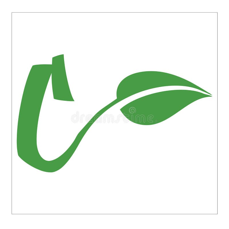 Letter C Leaf Logo Vector Stock Illustrations – 1,438 Letter C Leaf ...