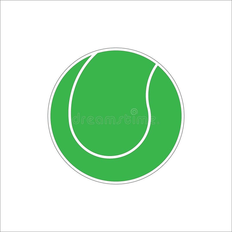 Logo Vector Stock Tennis Ball Template Design Stock Illustration ...
