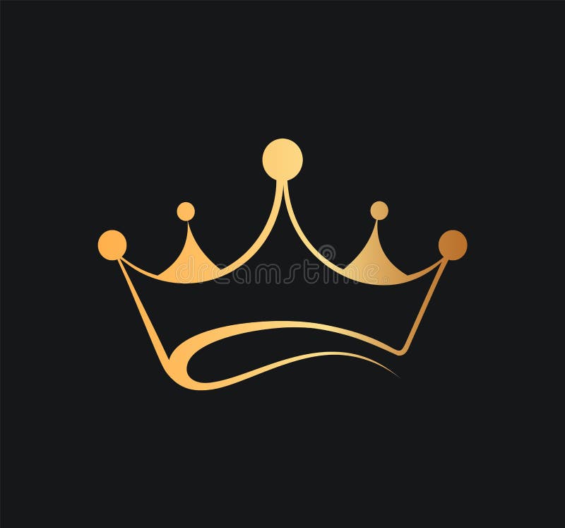 Logo Vectorial De Las Reinas O Reyes Logotipo De Corona Dorada Sobre ... Logo Vectorial De Las Reinas O Reyes Logotipo De Corona Dorada Sobre ...