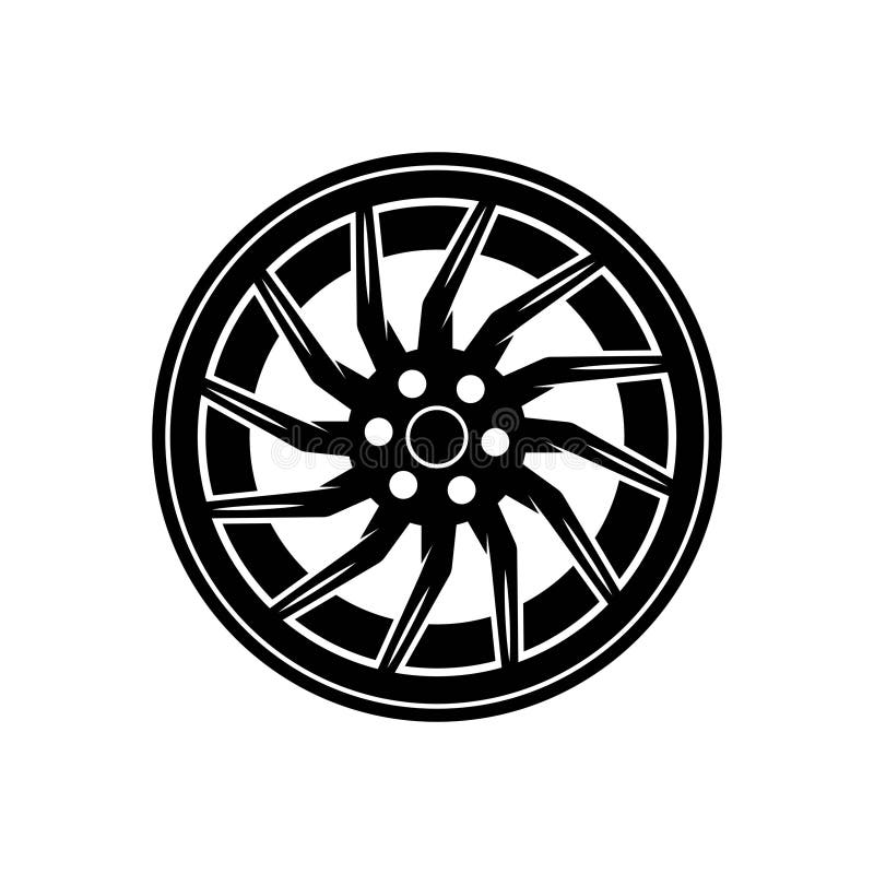 Logo Vectoriel De La Jante De Voiture Illustration Illustration Stock ...