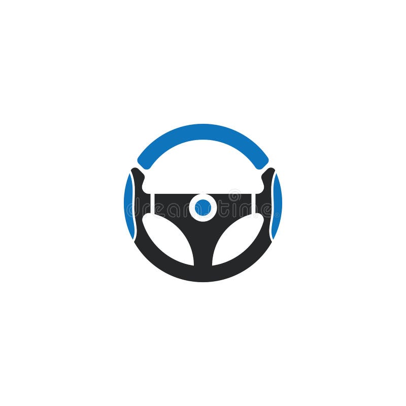 Logo vectoriel du volant. illustration de vecteur. Illustration du ...