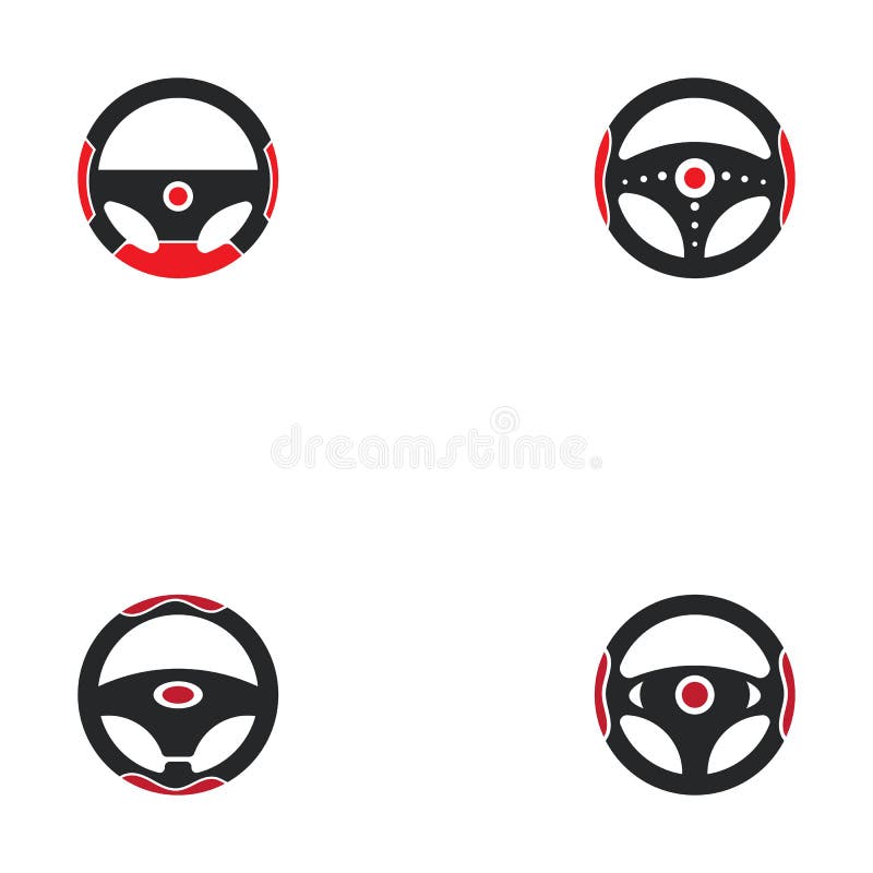 Logo vectoriel du volant. illustration de vecteur. Illustration du main ...