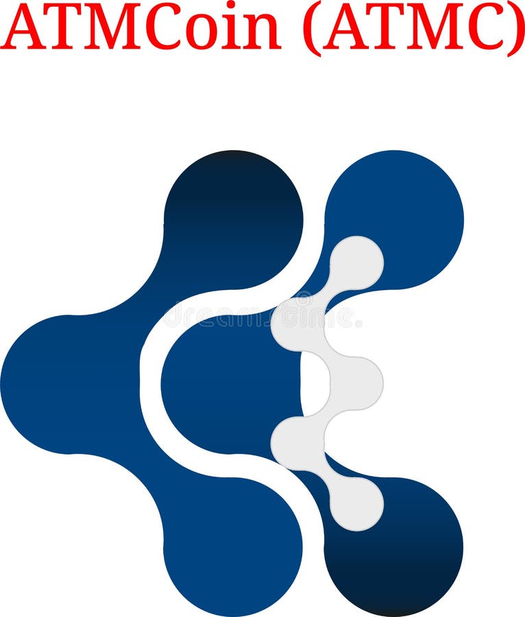 Logo Vektor ATMCoin ATMC vektor abbildung. Illustration von flach ...