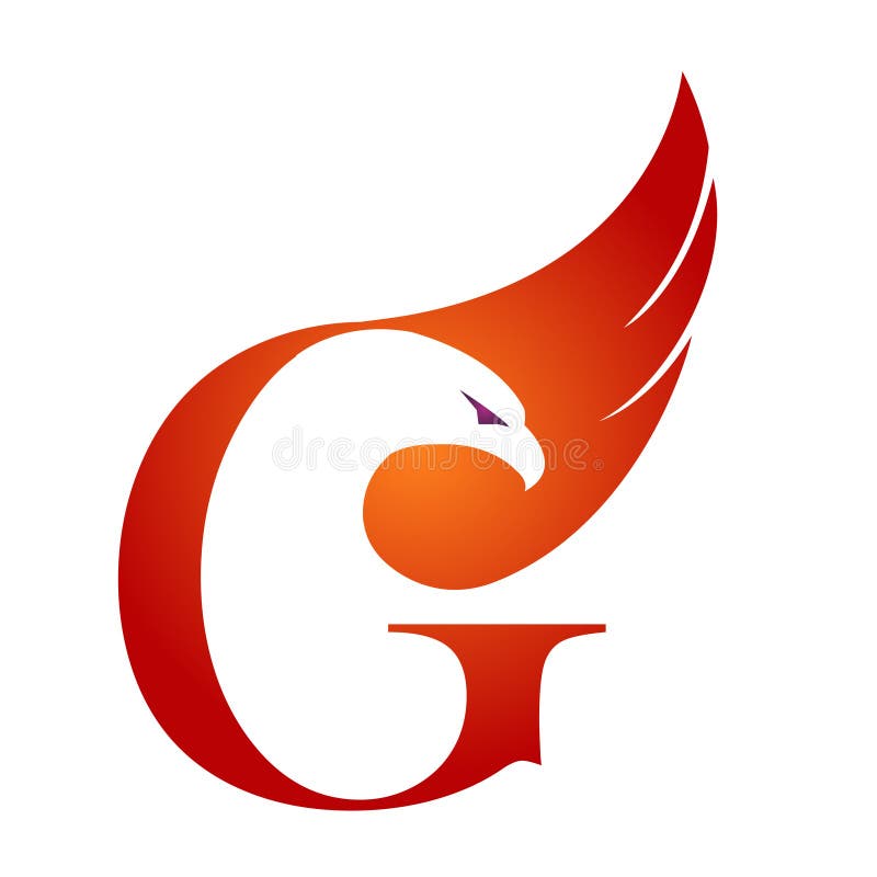 Logo Vektor-orange Hawk Initials B Stock Abbildung - Illustration von ...