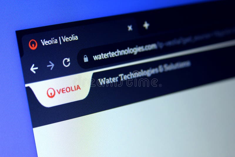 Veolia company logo editorial photo. Image of french - 298201776