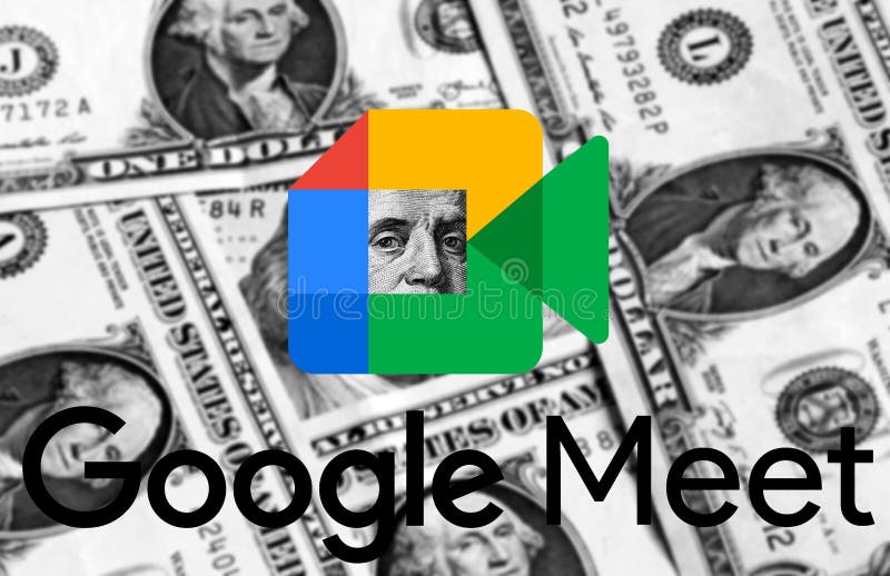 Google Meet logo editorial stock image. Image of information - 230069169