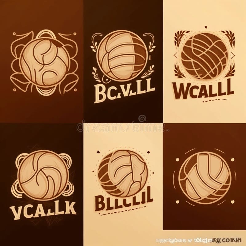 Logo Volley Ball Sport Vector Template Stock Illustration ...