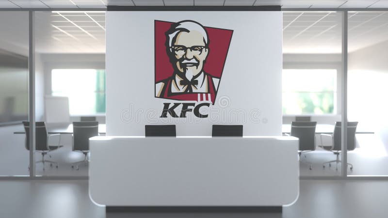 KFC logo on a wall editorial photography. Image of editorial - 103494757