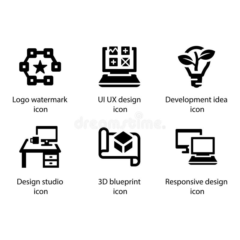 Logo Watermark, UI UX Design, Development Idea, Design Studio, 3D ...