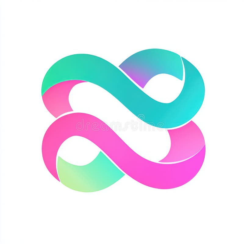 Infinity Loop Design stock illustration. Illustration of twist - 366563204