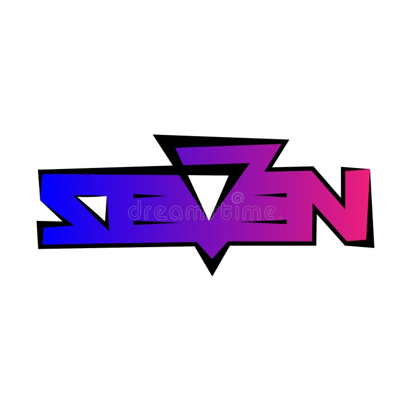 Logo on a White Background. Vector Illustration Stock Illustration ...