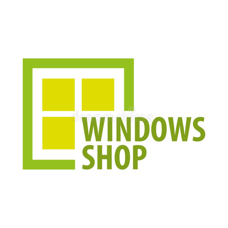 Logo Windows Store. Installer Company. Vector Illustration. Stock ...