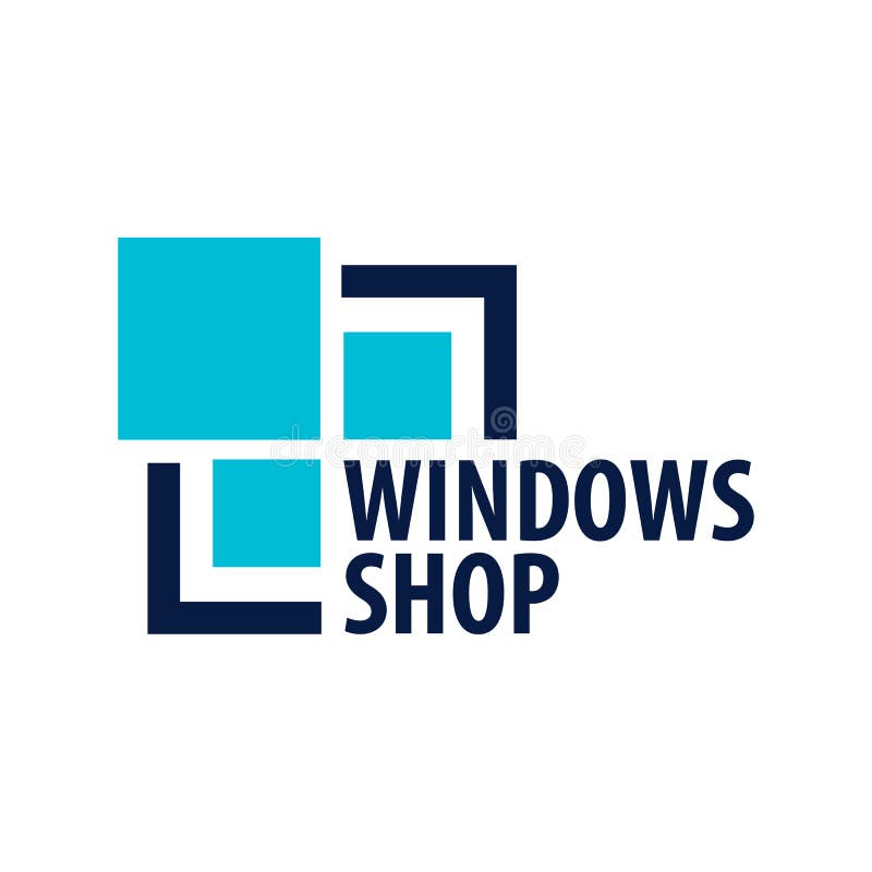 Logo Windows Store. Installer Company. Vector Illustration. Stock ...