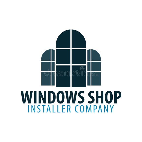 Logo Windows Store. Installer Company. Vector Illustration. Stock ...