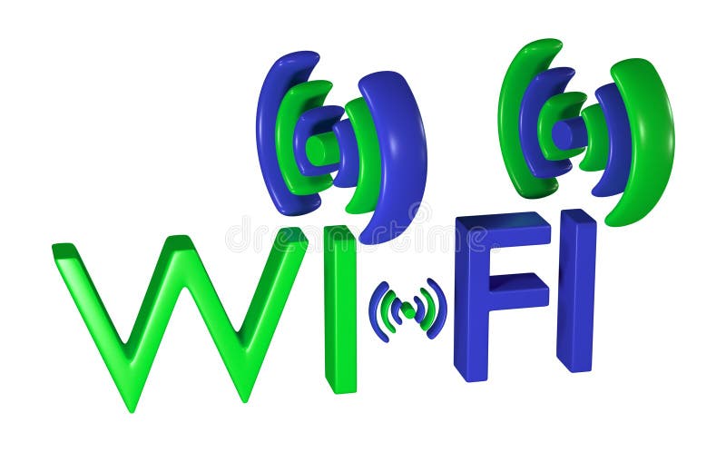 Logo wireless data network stock illustration. Illustration of icons ...