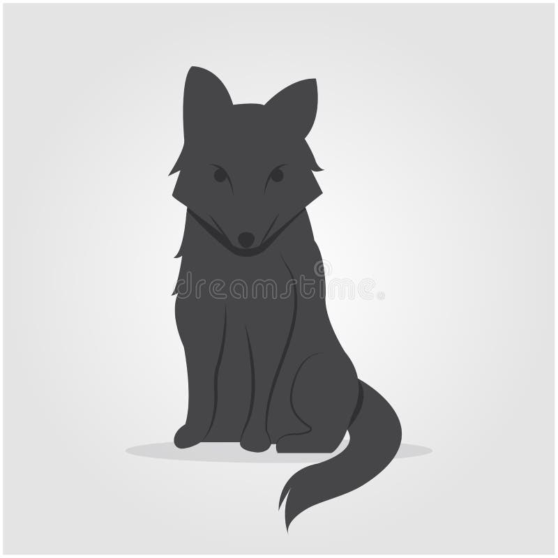 Logo Wolf-pictogram vector illustratie. Illustration of leuk - 98971586