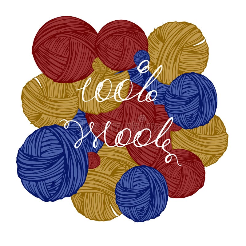 Logo 100 wool stock vector. Illustration of clothing - 91712692