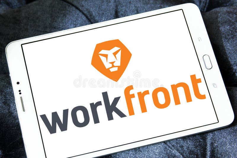Workfront Software Company Logo Editorial Photography - Image of ...