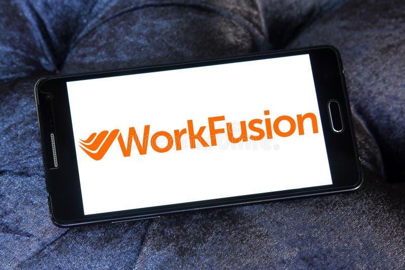 WorkFusion Software Company Logo Editorial Stock Photo - Image of ...