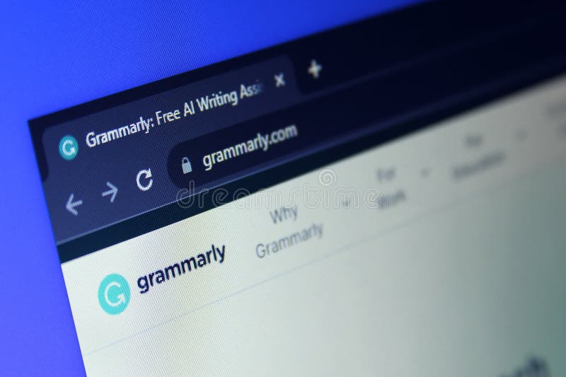 Grammarly Writing Assistant AI Editorial Photo - Image of grammar ...