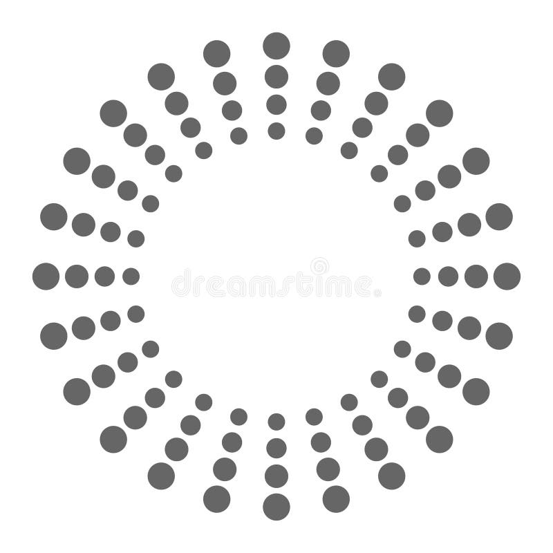 Logo for Your Brand Dots in Circles Stock Vector - Illustration of ...