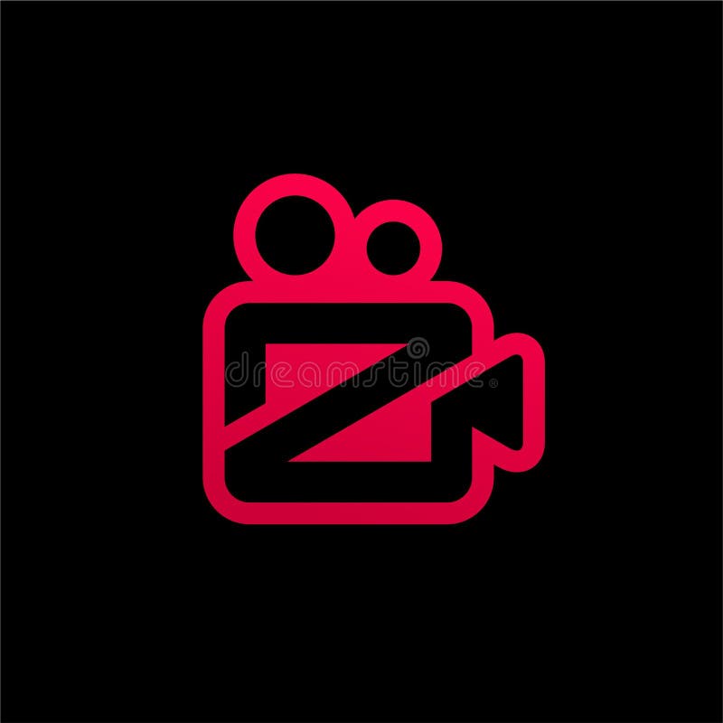 Logo Z Video Play Live Vector Stock Vector - Illustration of stream ...