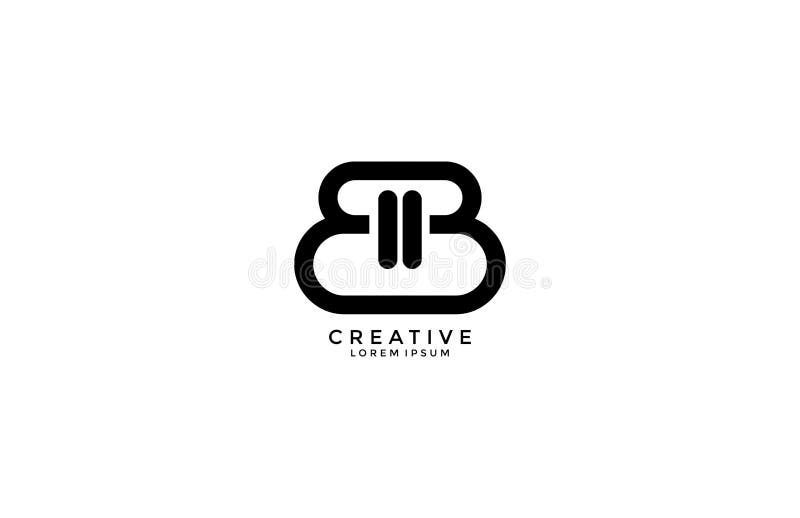 Simple Logogram Ff or Tf Logo Stock Illustration - Illustration of ...