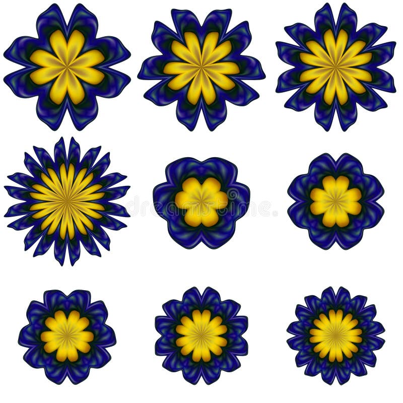 Set of Isolated Graphic Symbols Stock Illustration - Illustration of ...