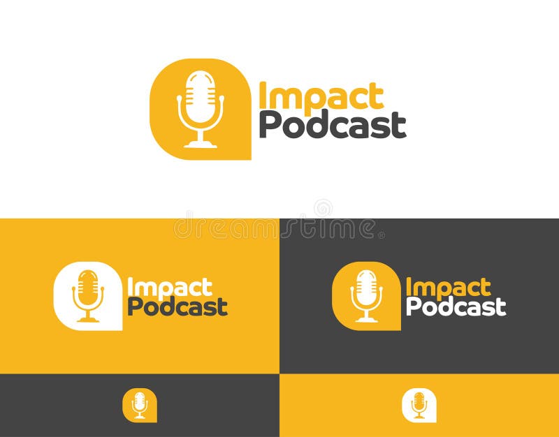 PODCAST Logo Design Editable Vector EPS AI Logo Branding Brand Icon ...