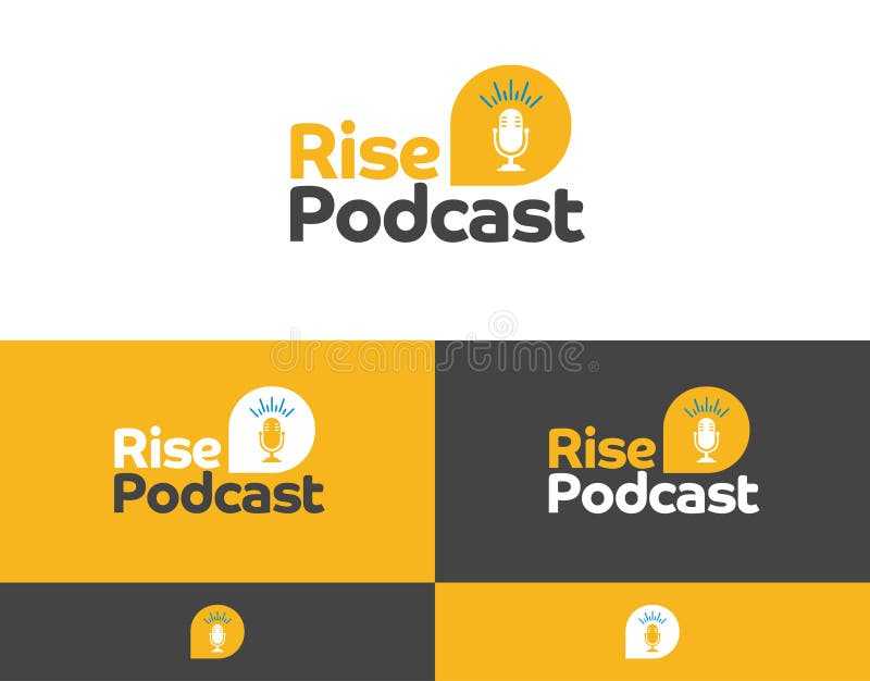 PODCAST Logo Design Editable Vector EPS AI Logo Branding Brand Icon ...