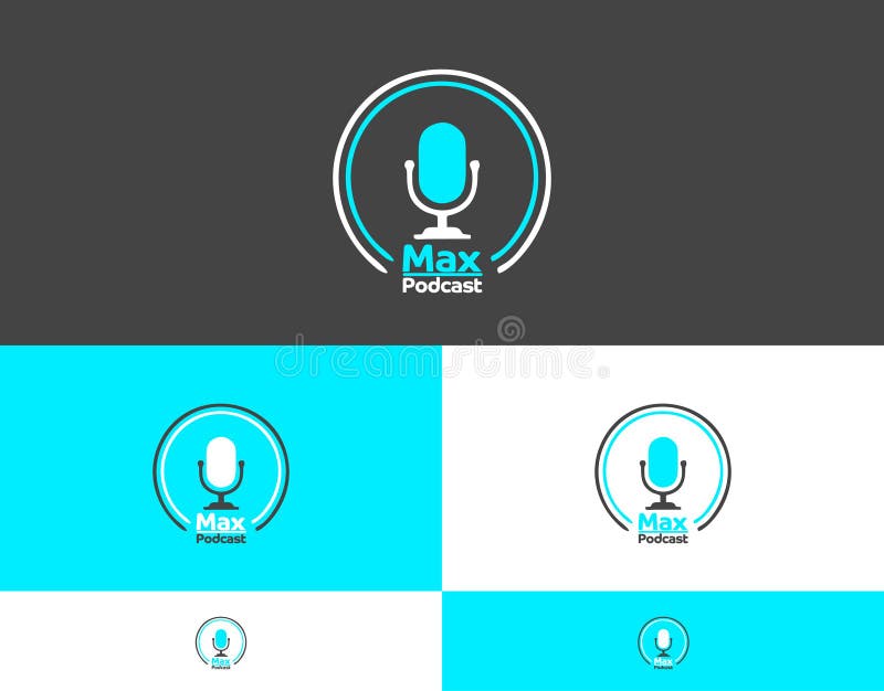 PODCAST Logo Design Editable Vector EPS AI Logo Branding Brand Icon ...