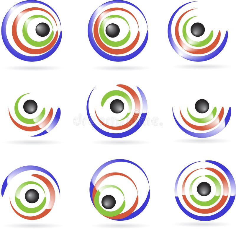 Logos stock vector. Illustration of abstract, modern, style - 6247766