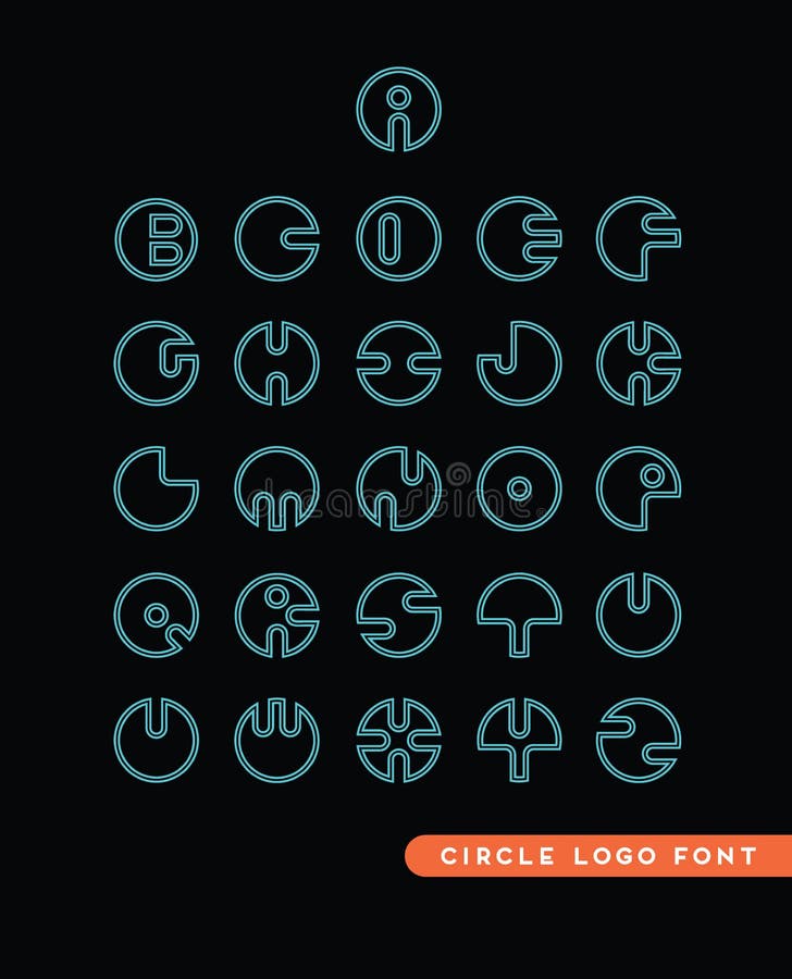 Logos Abstraits De Circulaire Illustration de Vecteur - Illustration du ...