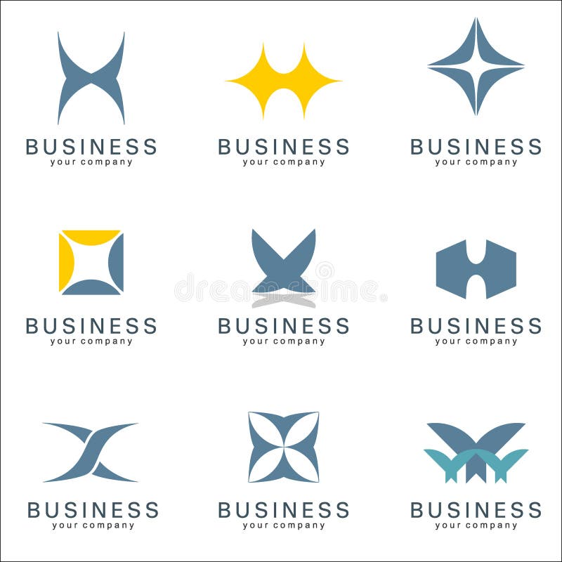 Logos for business. stock vector. Illustration of media - 71617549