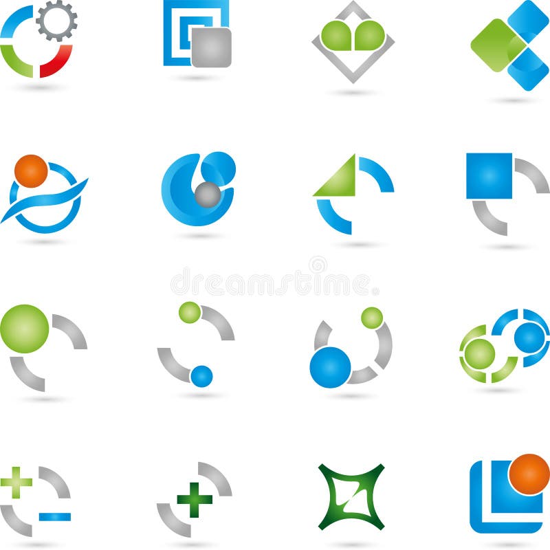 Logos collection stock vector. Illustration of floral - 6629335