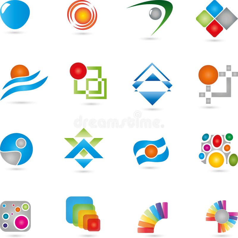 Logos collection stock vector. Illustration of floral - 6629335