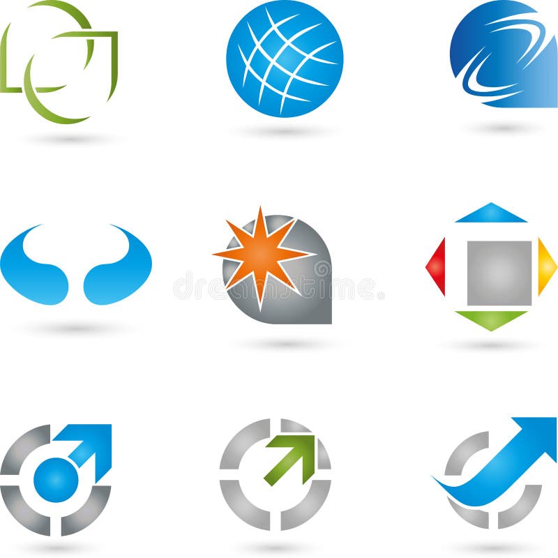 Logos Collection, Logos De Services, Affaires Illustration de Vecteur ...