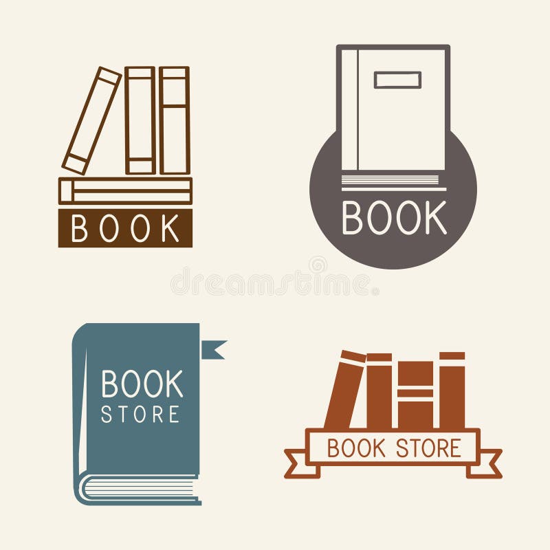 Vecteur De Conception De Logo De Librairie Et De Papiers Illustration ...