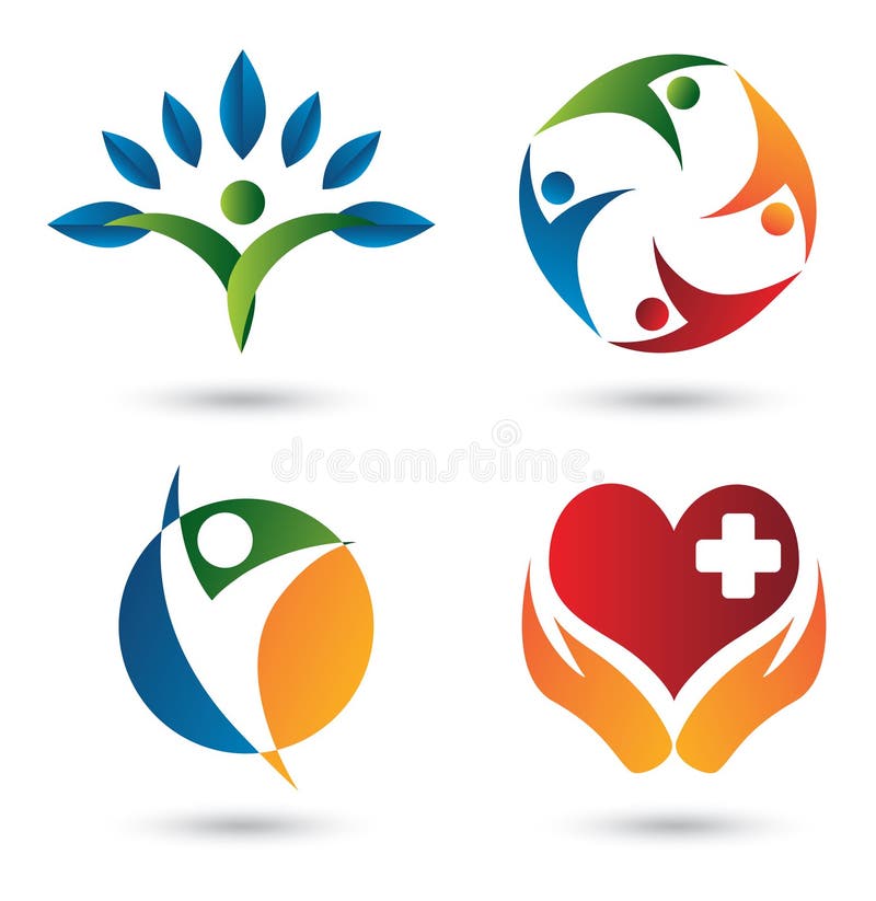 Logos de santé illustration de vecteur. Illustration du logotype - 14892391