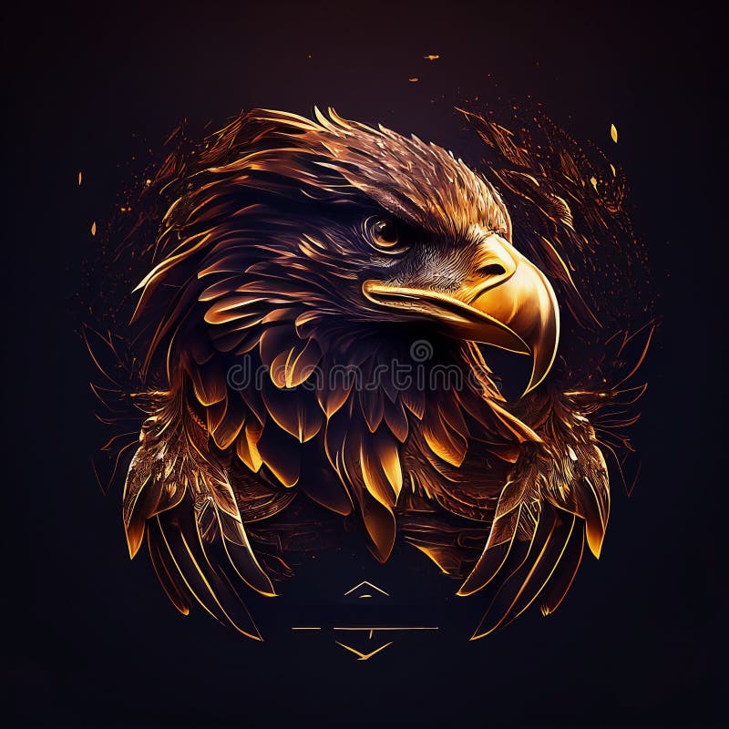 Logos Design of Eagle. Hawk Stock Illustration - Illustration of mascot ...