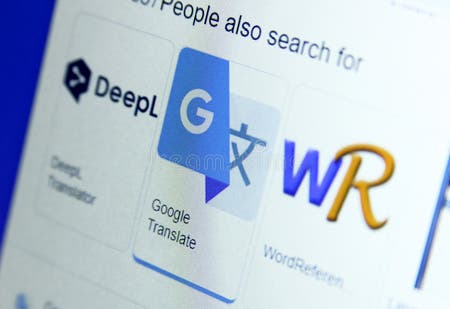 Google Translate and Deepl Logos Editorial Photography - Image of ...