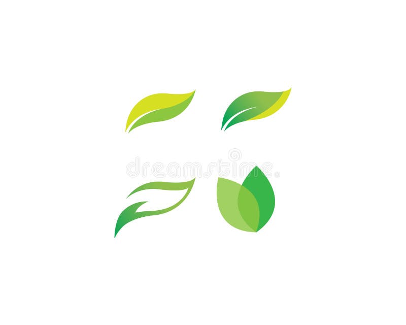 Logos of Green Leaf Ecology Nature Element Vector Stock Vector ...