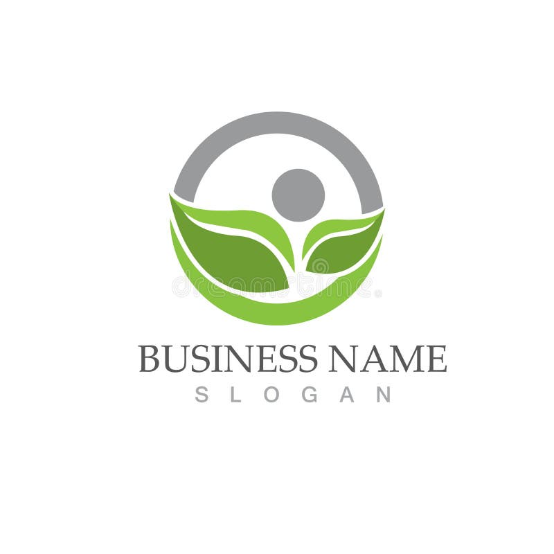 Logos of Green Tree Leaf Ecology Stock Vector - Illustration of ecology ...