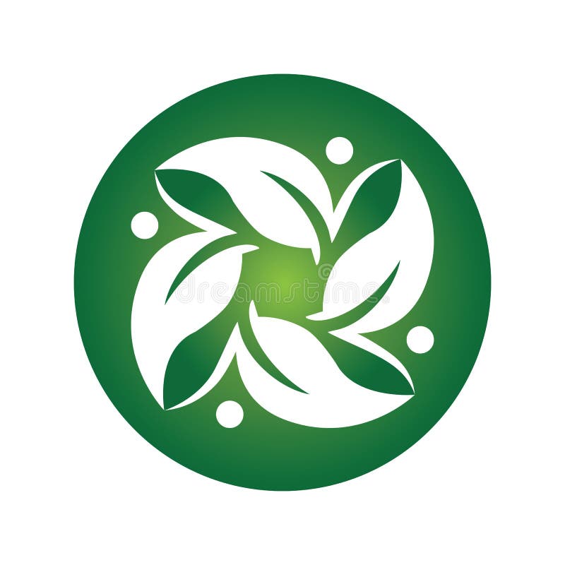 Logos of Green Tree Leaf Ecology Stock Vector - Illustration of concept ...