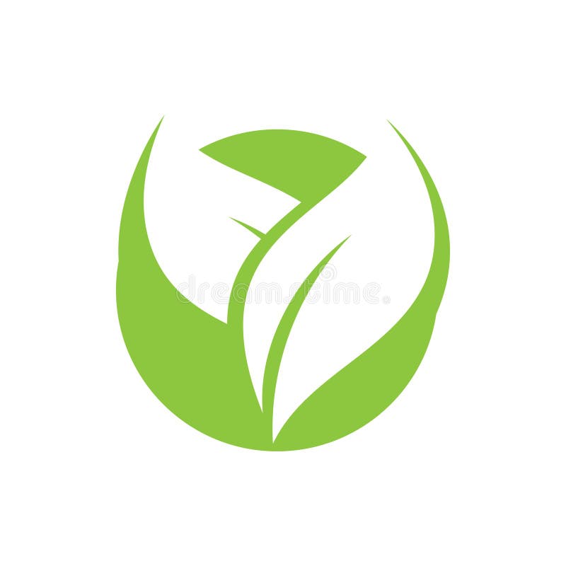 Logos of Green Tree Leaf Ecology Stock Vector - Illustration of shape ...