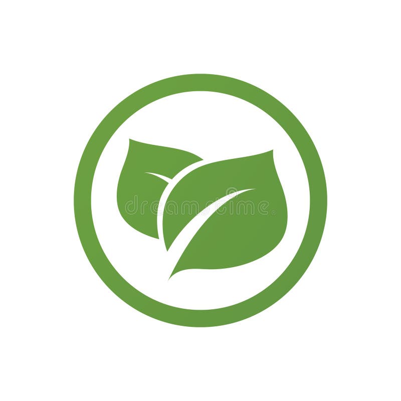 Logos of Green Tree Leaf Ecology Stock Vector - Illustration of ...